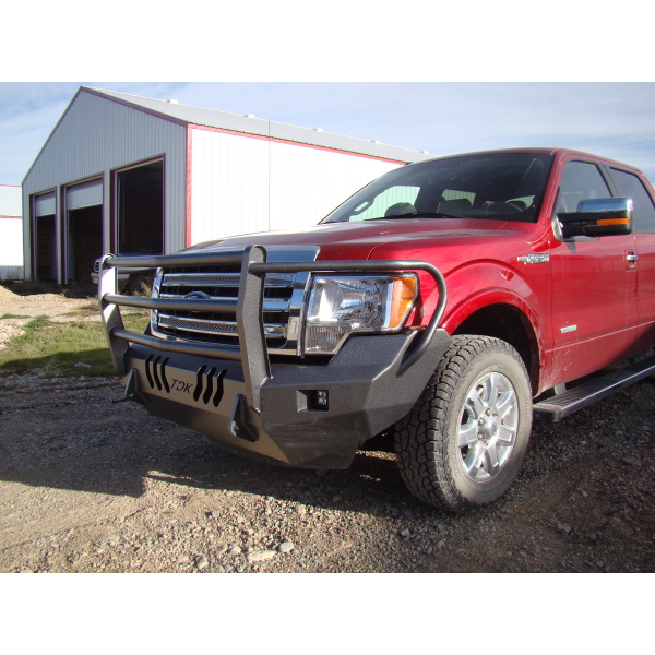 2009-2014 Ford F-150 Bumper with Grille Guard - Throttle Down Kustoms
