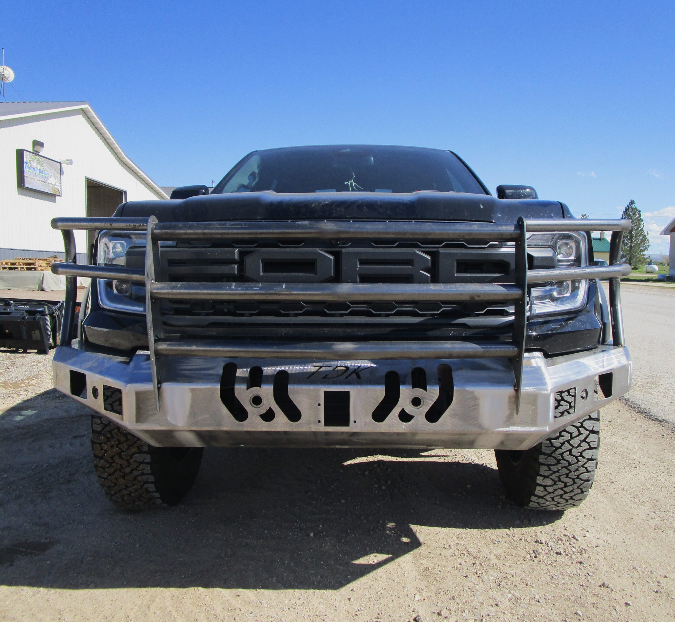 2023-2024 Ford Ranger Raptor Bumper with Grille Guard - Throttle Down ...