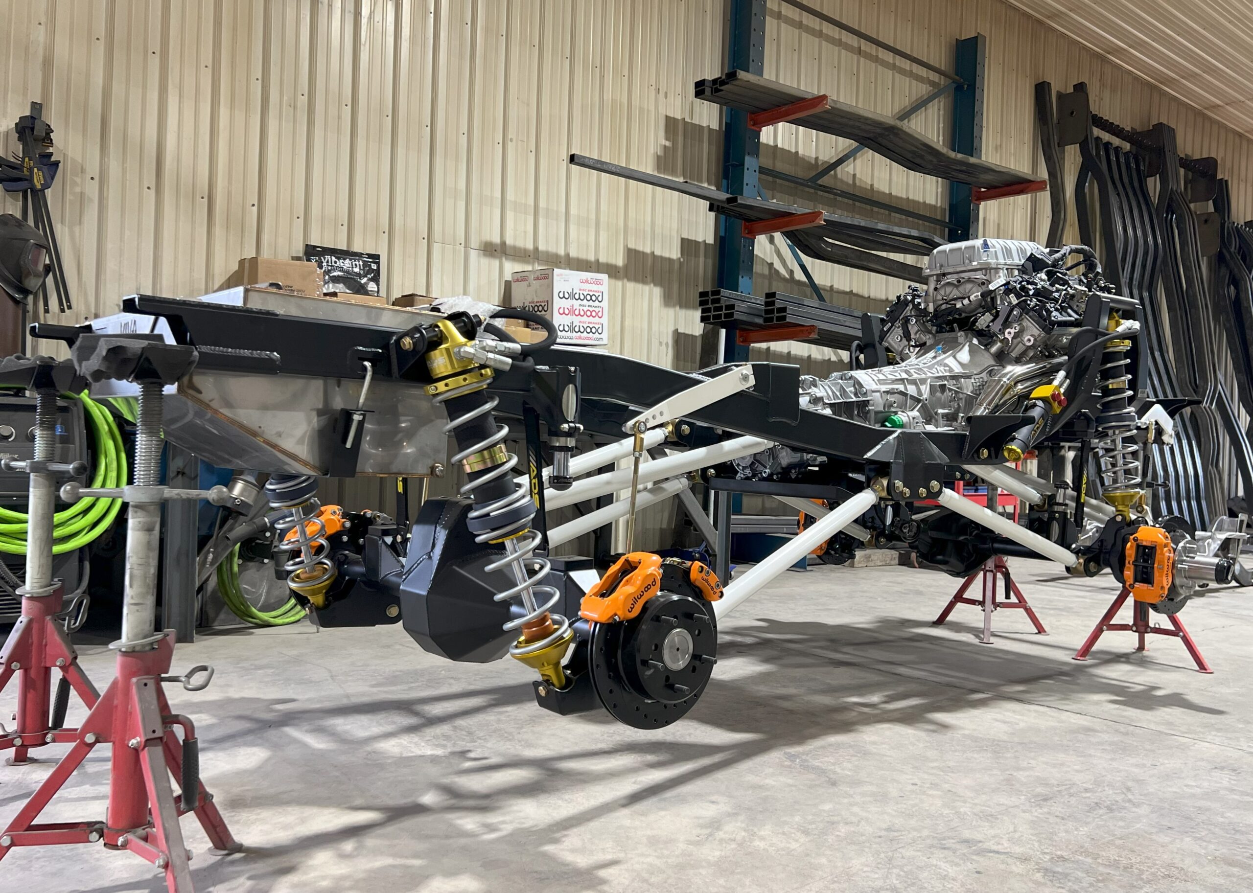 1966 - 1977 Ford Bronco Coilover Helix Frame - Throttle Down Kustoms