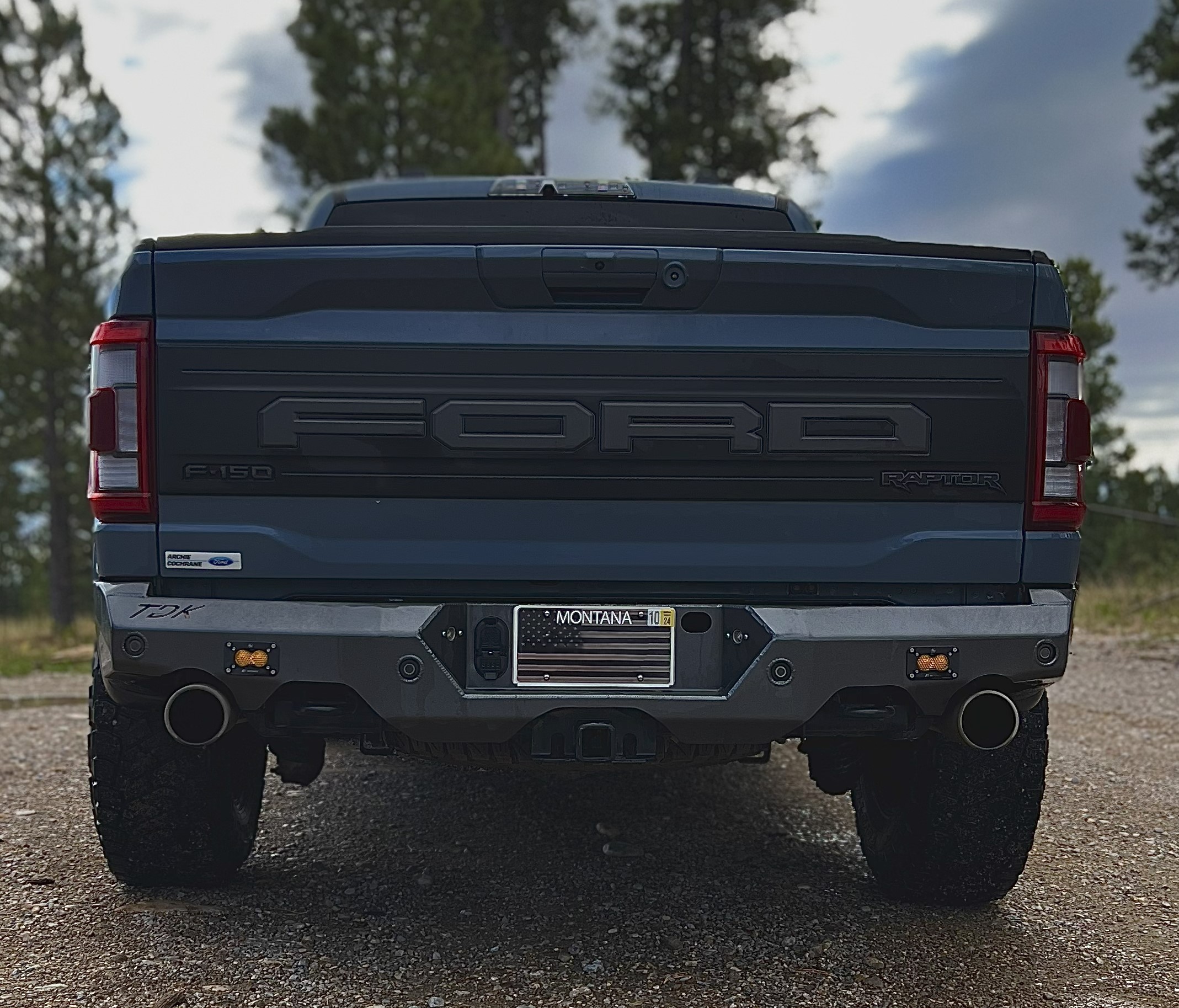 2021-2024 Ford F-150 Raptor Rear Bumper - Throttle Down Kustoms