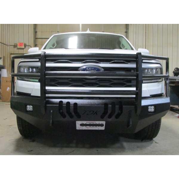 2018-2023 Ford Expedition Bumper with Grille Guard - Throttle Down Kustoms